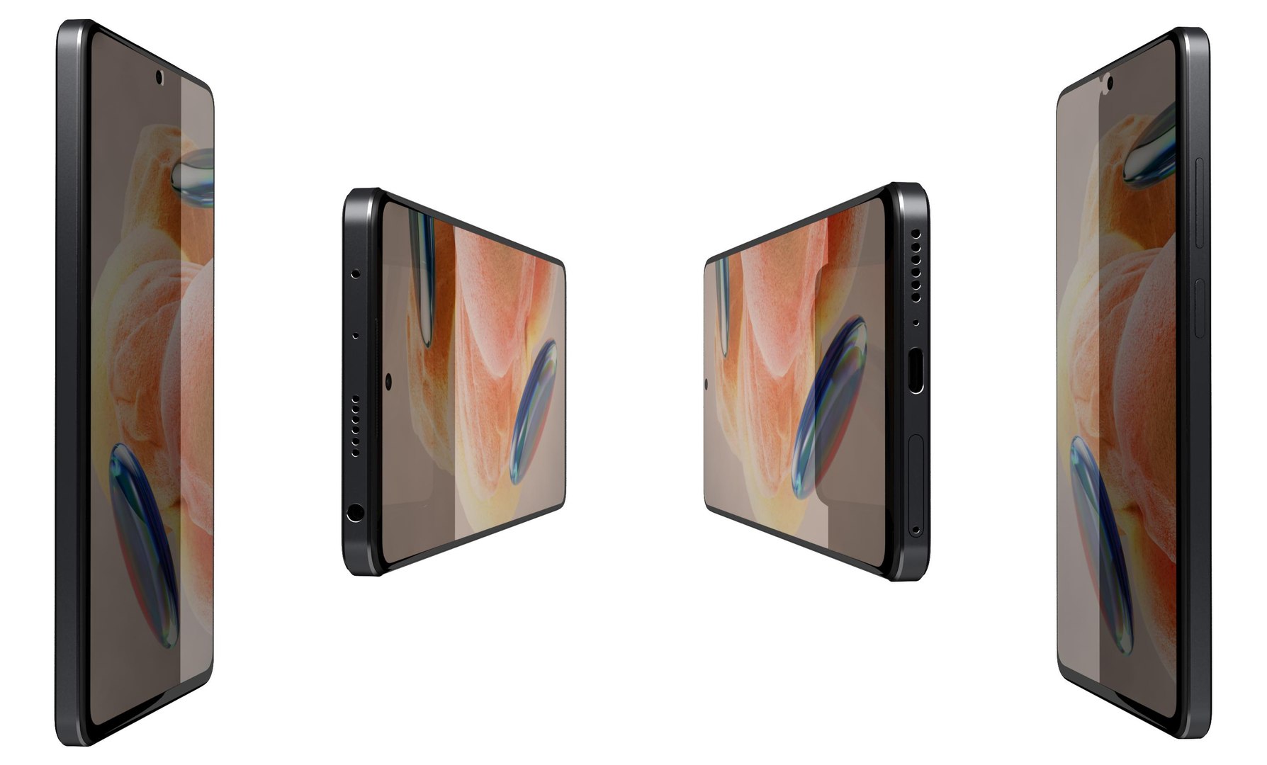 3D Model Xiaomi Redmi Note 12 Pro 4G Black - TurboSquid 2056568