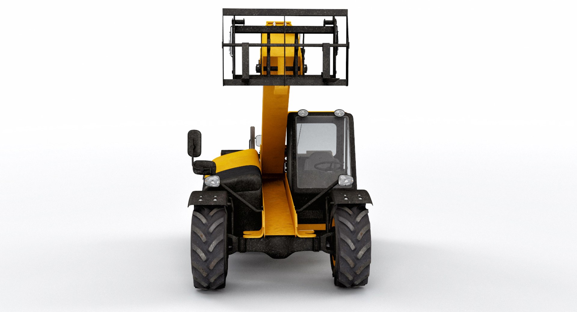 Dirt Telescopic Handler 3d Model