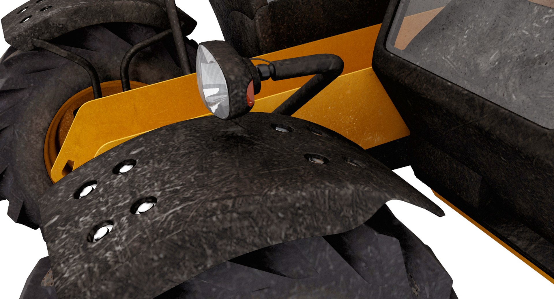 Dirt Telescopic Handler 3d Model