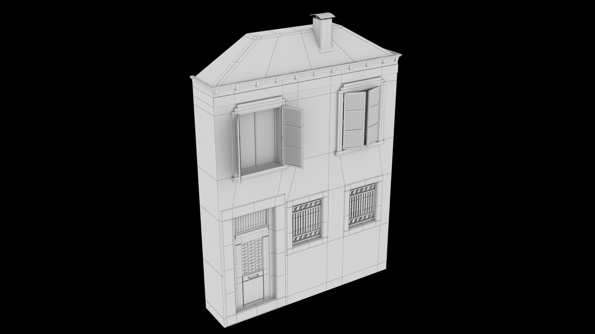 3D Model Facade - TurboSquid 1960144