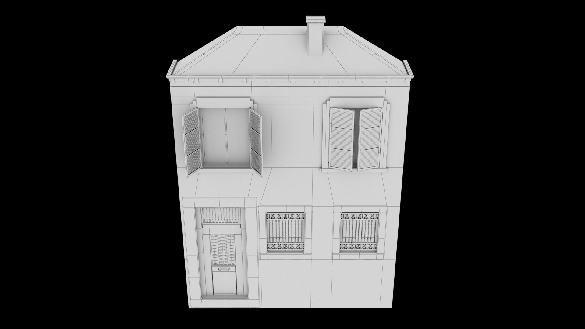 3D Model Facade - TurboSquid 1960144