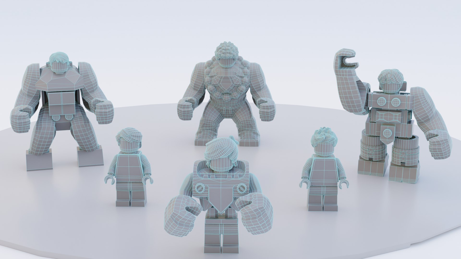 Lego Hulk Mini Pack 3D Model - TurboSquid 1987855