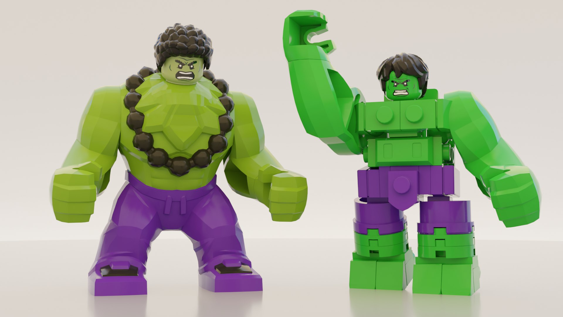 Lego Hulk Mini Pack 3D Model - TurboSquid 1987855