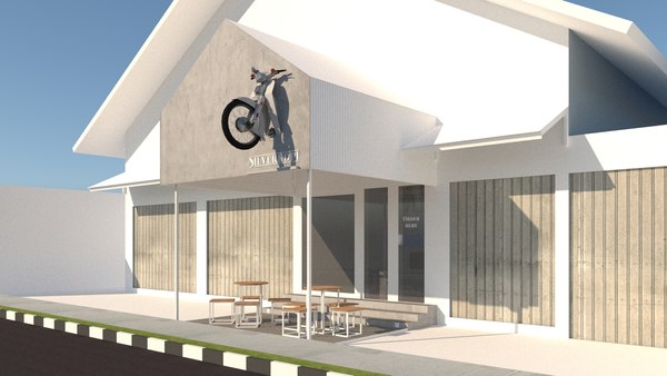 coffeeshop with small space3Dモデル - TurboSquid 2095474