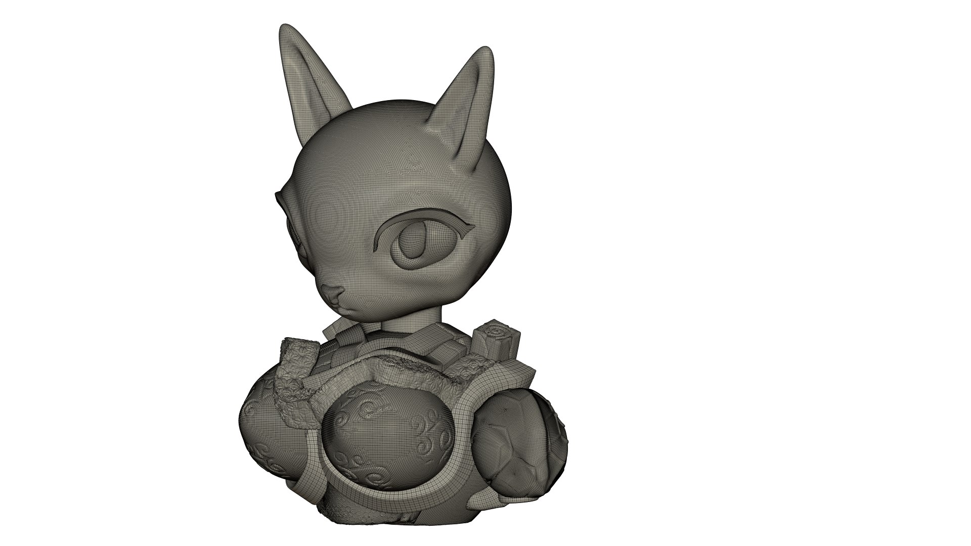 3D Busty Female Fantasy Bunny - TurboSquid 2179338