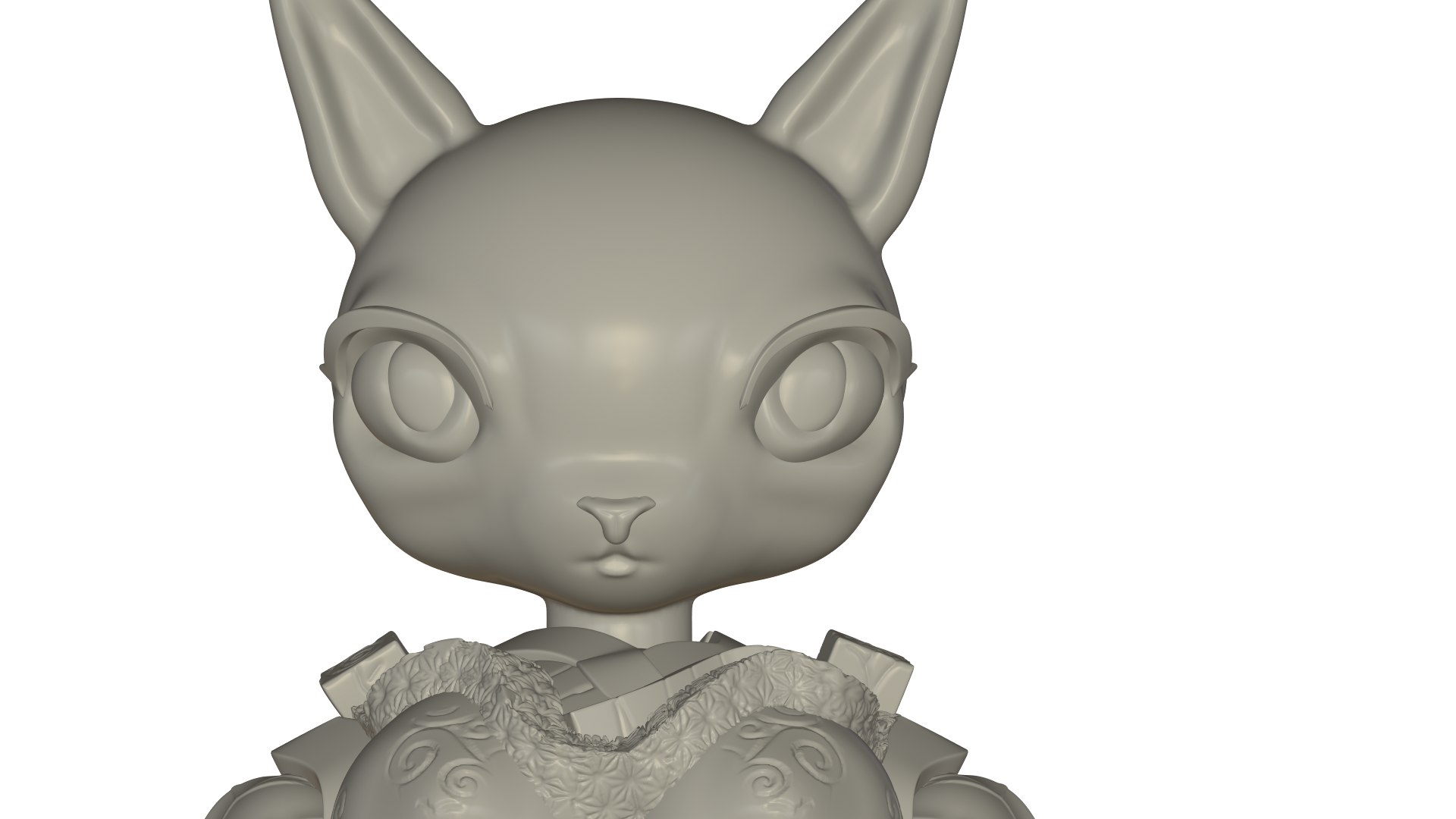 3D Busty Female Fantasy Bunny - TurboSquid 2179338