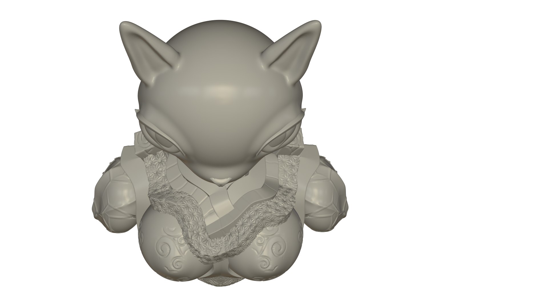 3D Busty Female Fantasy Bunny - TurboSquid 2179338