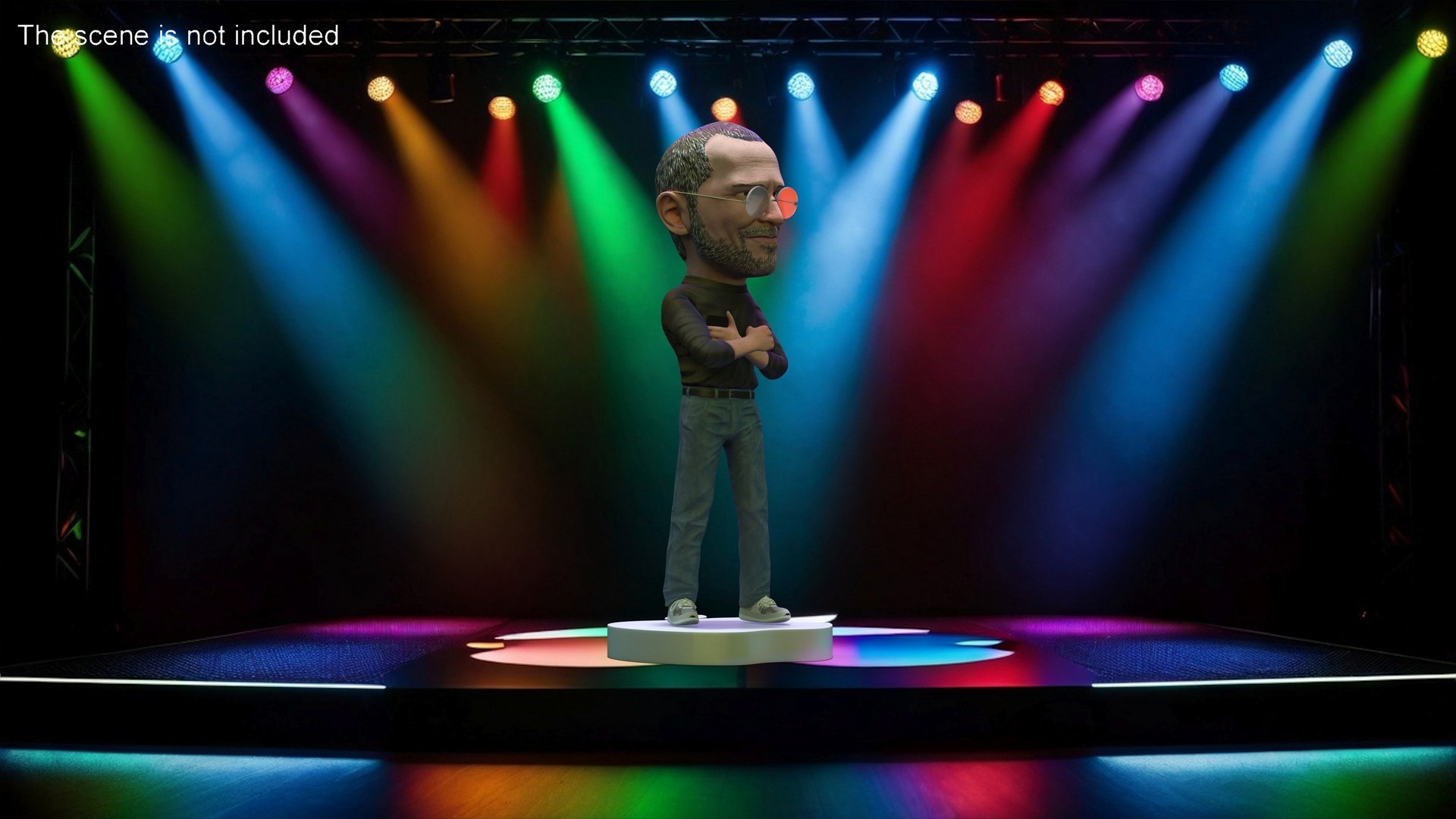 3D Steve Jobs Doll Standing Pose For 3D Print - TurboSquid 2285468