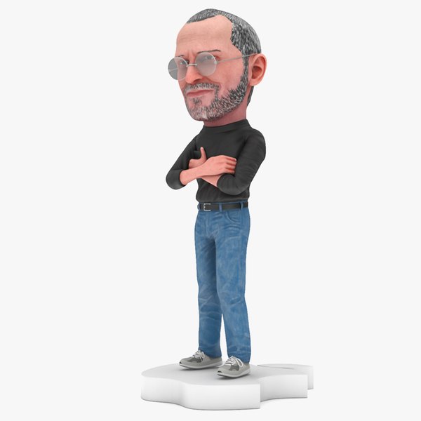 modelo 3d Muñeco de Steve Jobs en pose de pie para impresión 3D ...