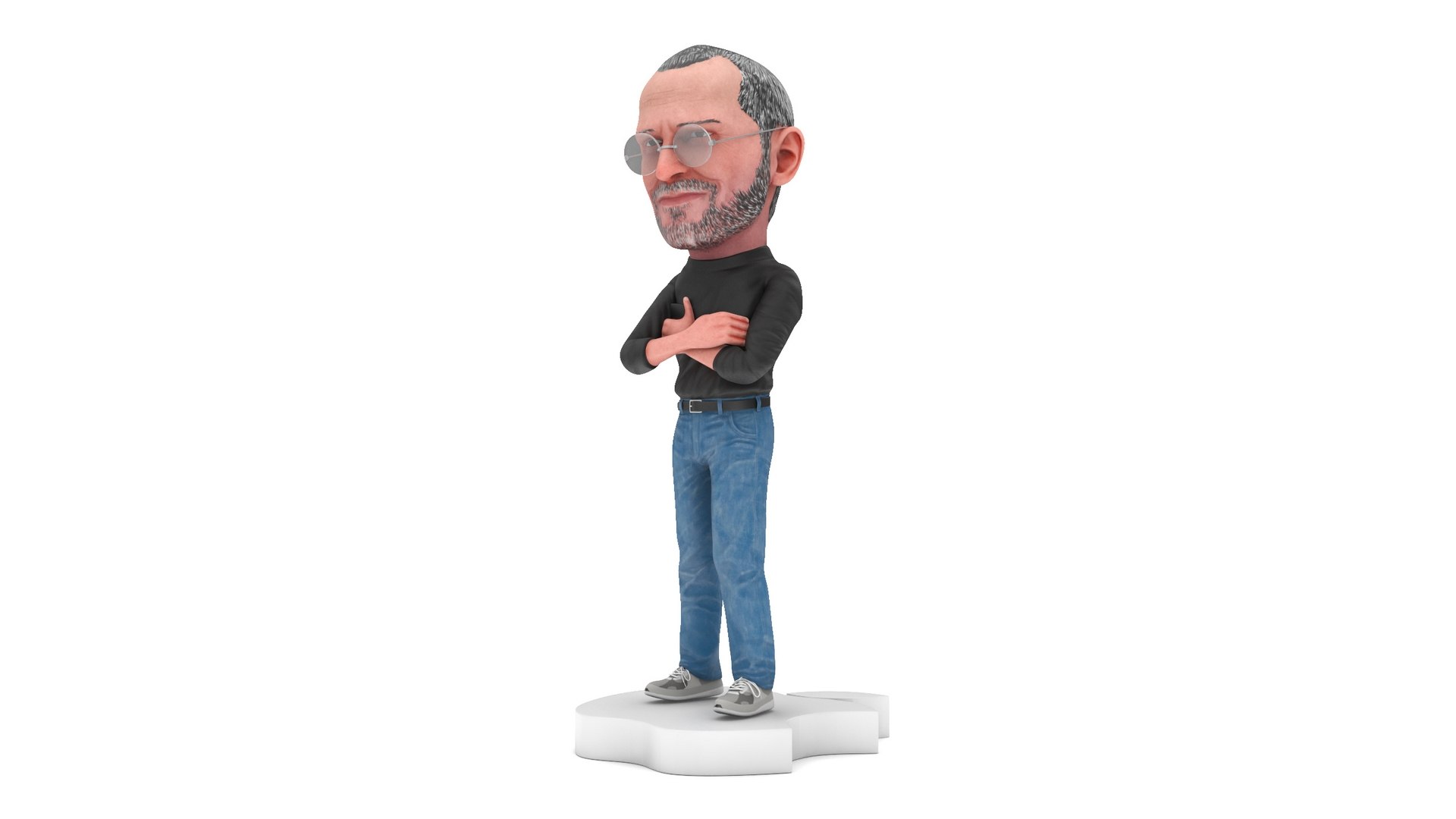 3D Steve Jobs Doll Standing Pose For 3D Print - TurboSquid 2285468