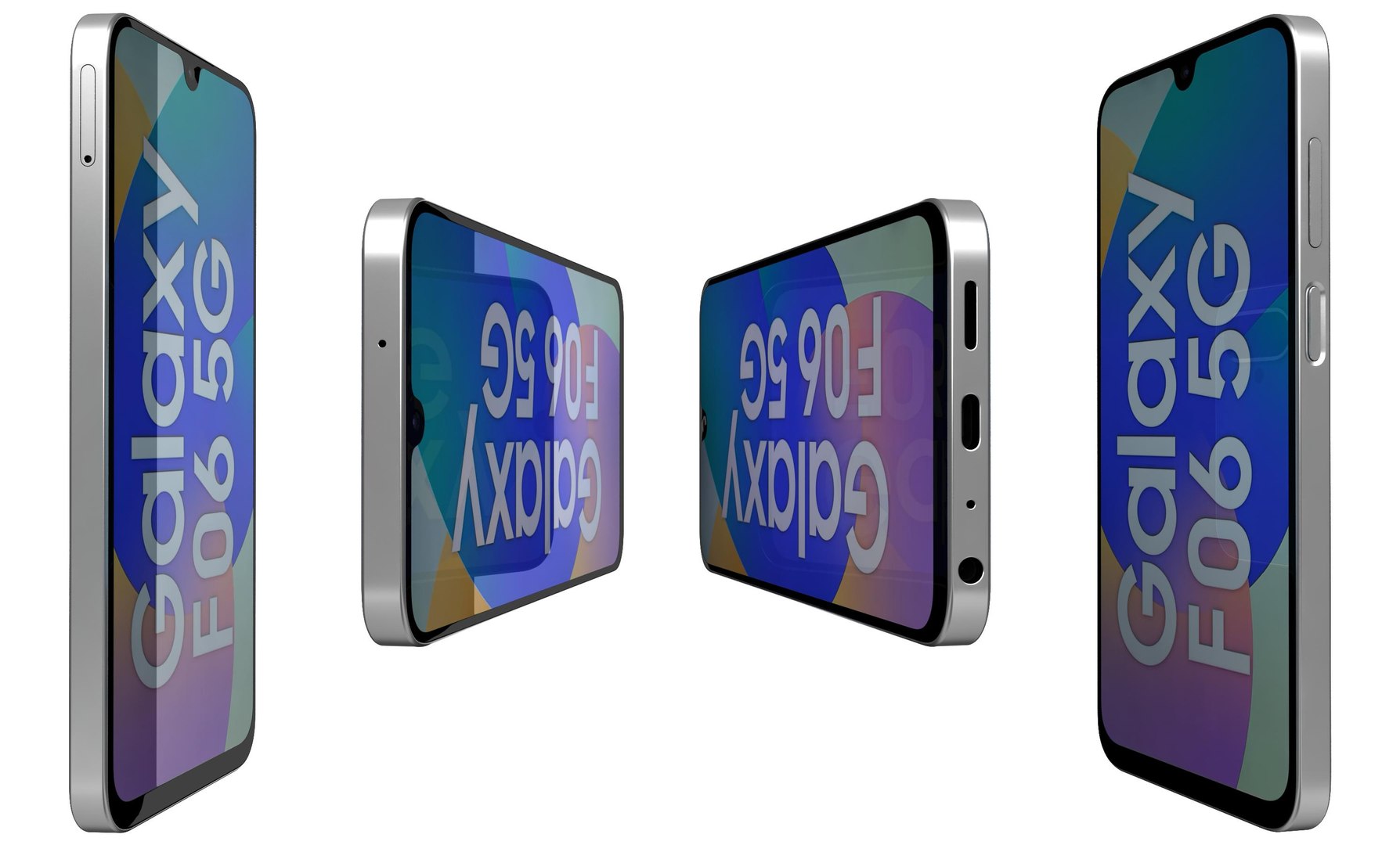 Samsung Galaxy F06 5G Blue And Violet 3D - TurboSquid 2371769