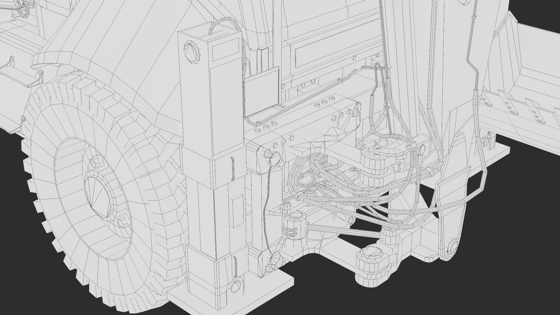 Backhoe Loader New Holland B115 PBR 3D Model - TurboSquid 2062196