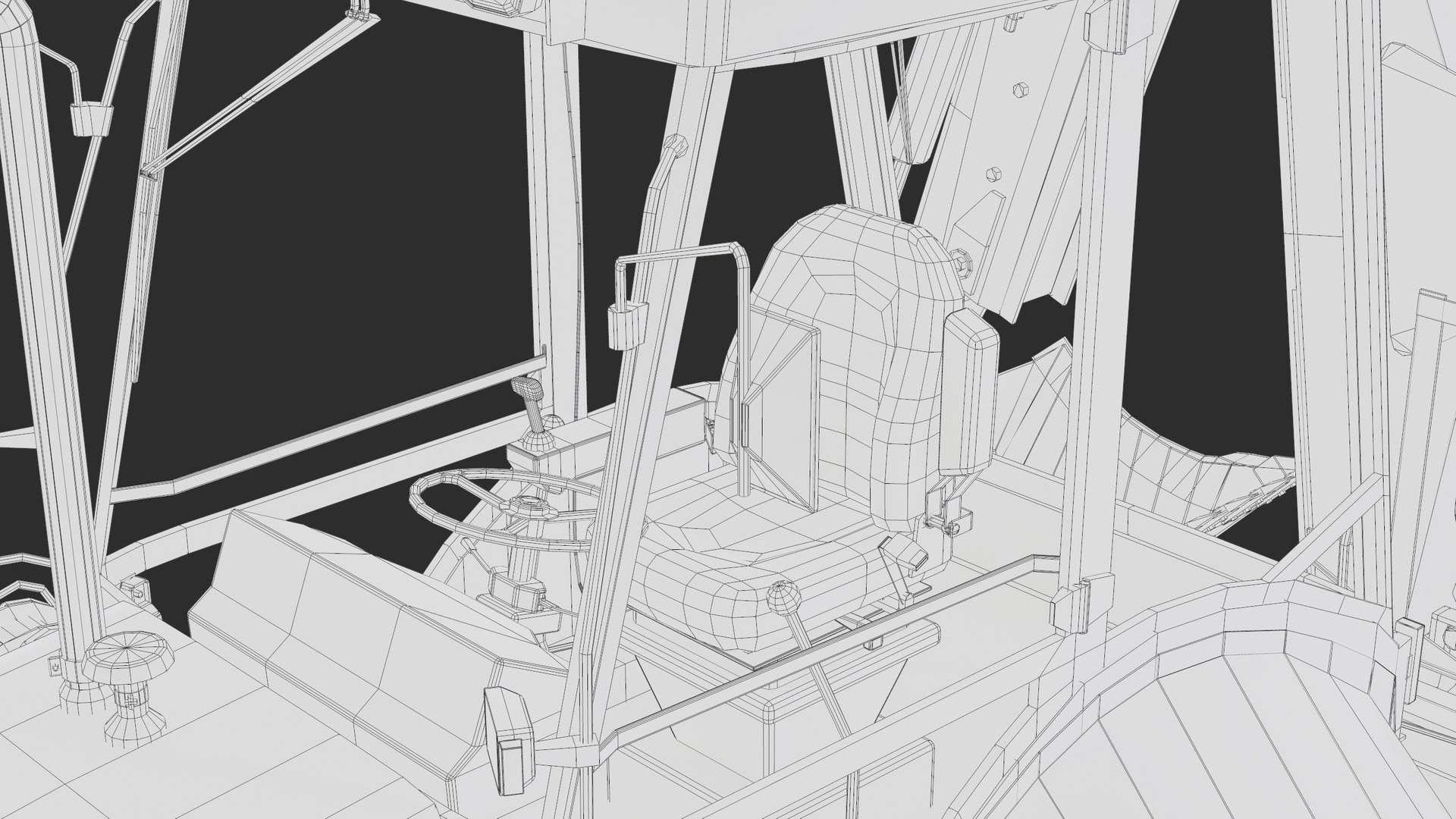 Backhoe Loader New Holland B115 PBR 3D Model - TurboSquid 2062196