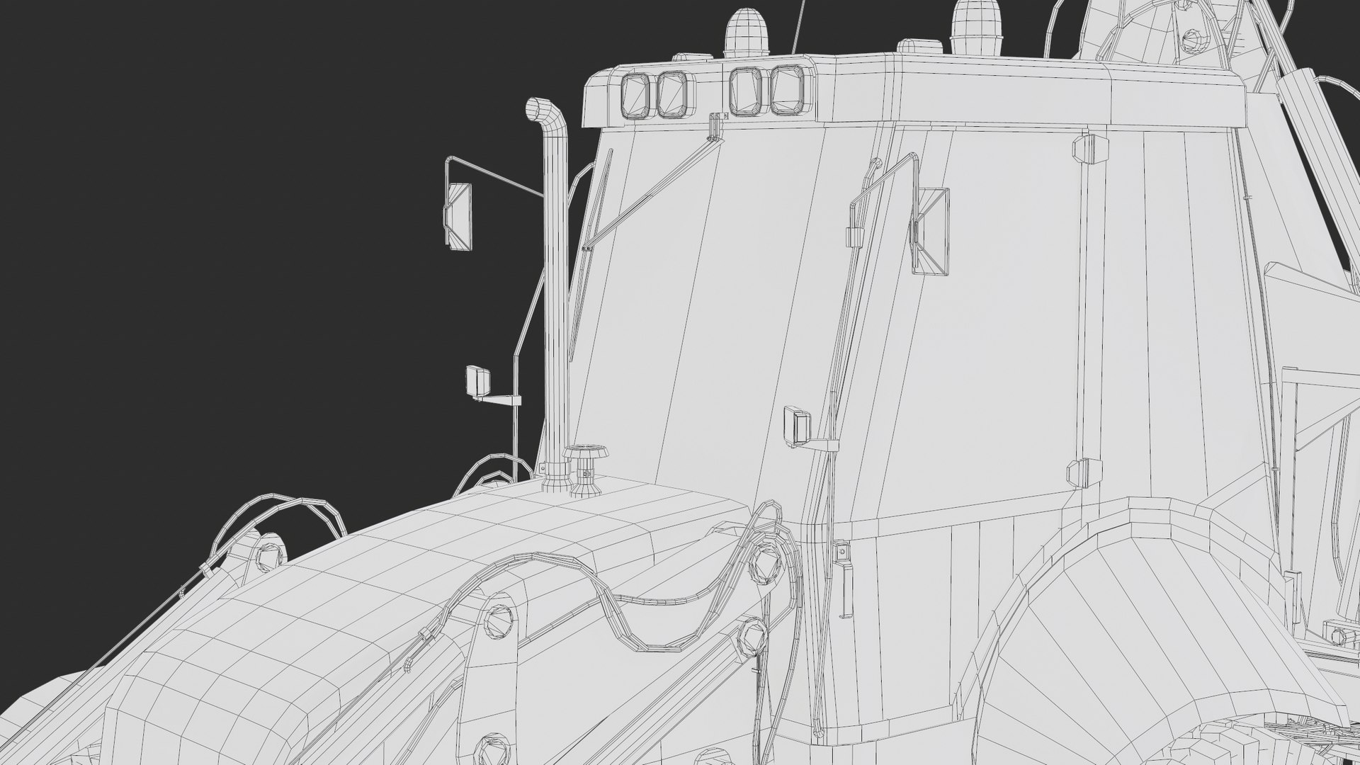 Backhoe Loader New Holland B115 PBR 3D Model - TurboSquid 2062196