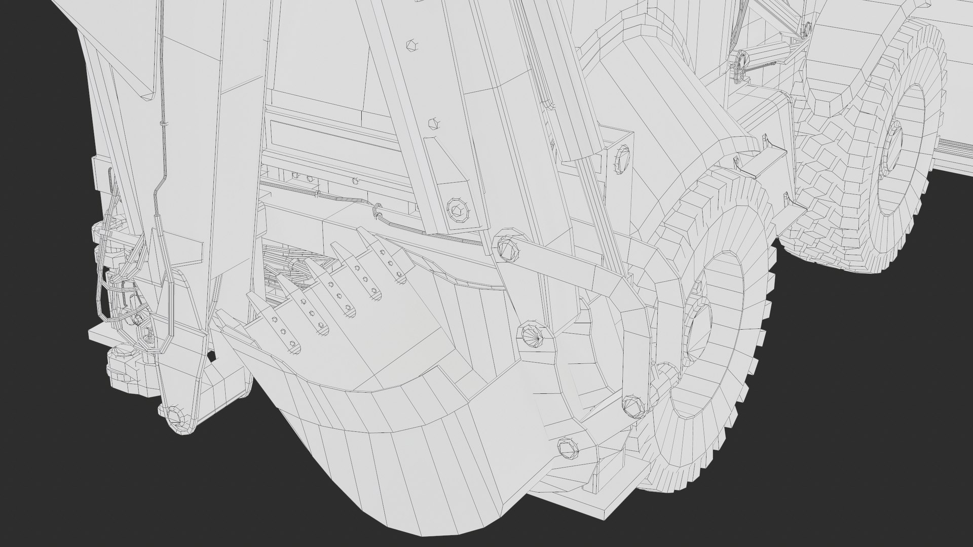 Backhoe Loader New Holland B115 PBR 3D Model - TurboSquid 2062196
