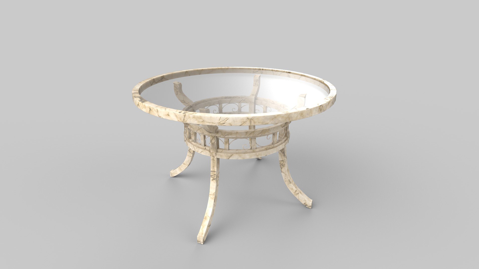 3D Model Round Table - TurboSquid 2089500
