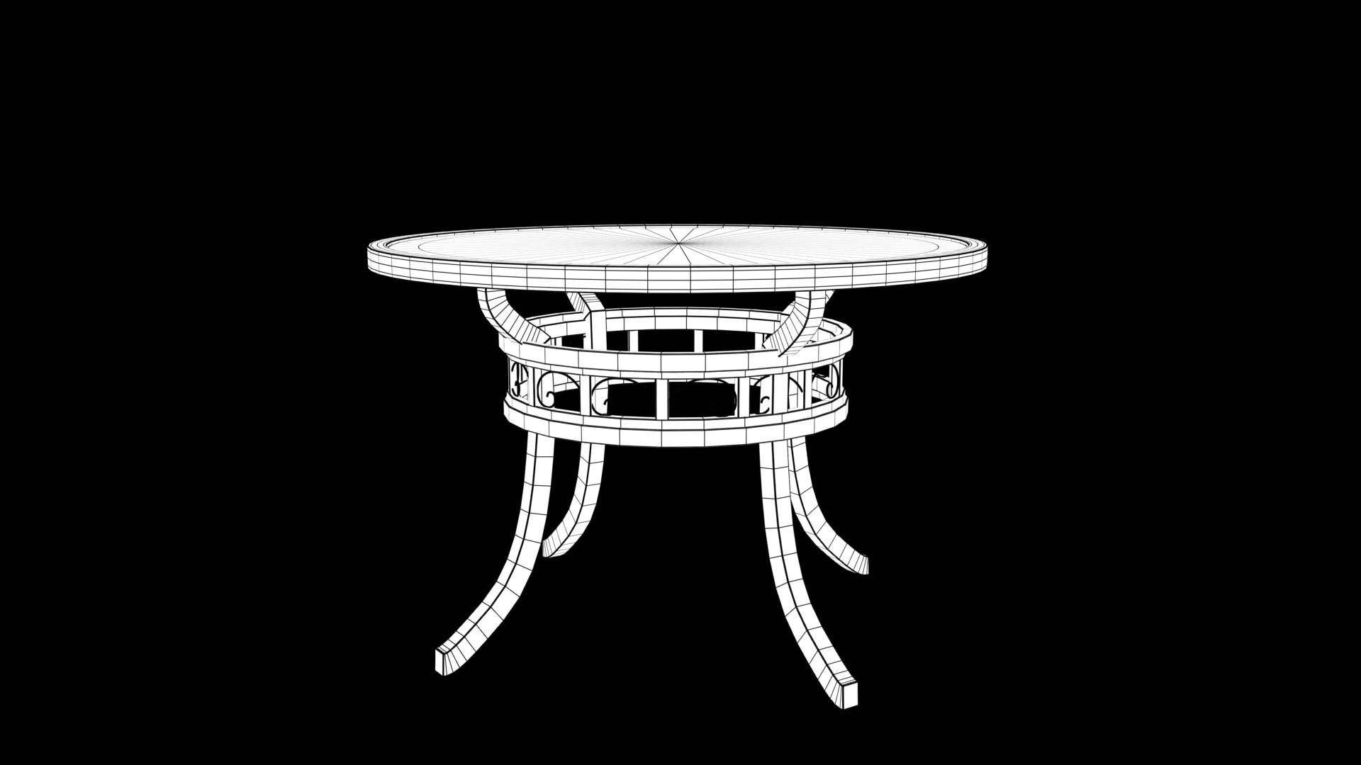 3D Model Round Table - TurboSquid 2089500