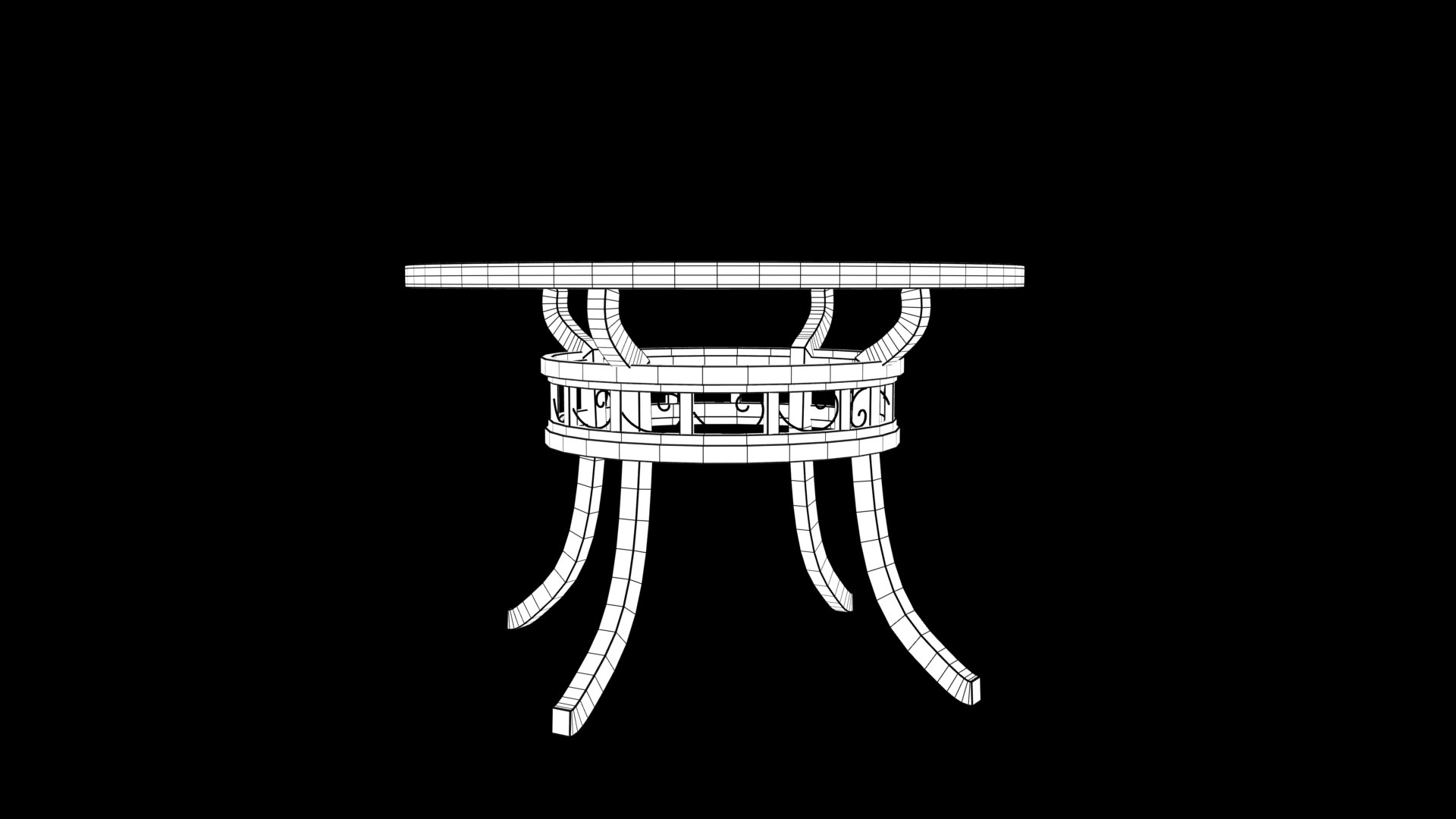 3D Model Round Table - TurboSquid 2089500