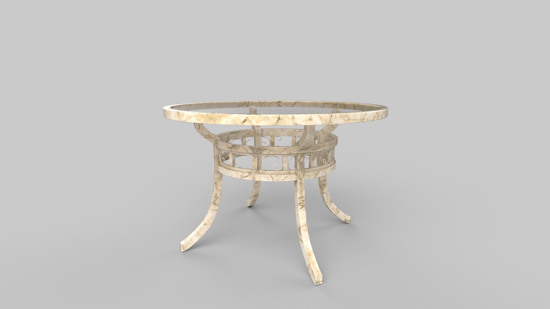 3D Model Round Table - TurboSquid 2089500
