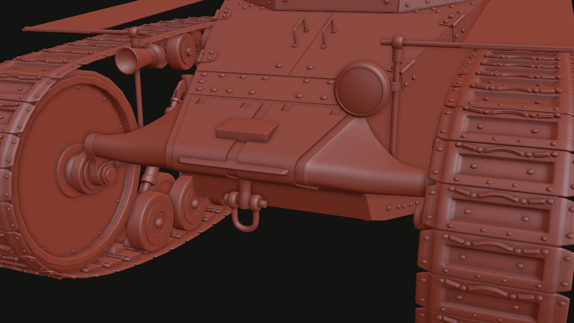 T-18 ms-1 soviet light tank 3D model - TurboSquid 1193659