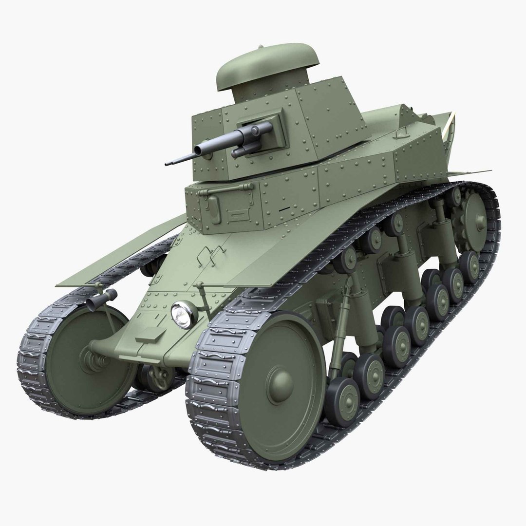 T-18 ms-1 soviet light tank 3D model - TurboSquid 1193659