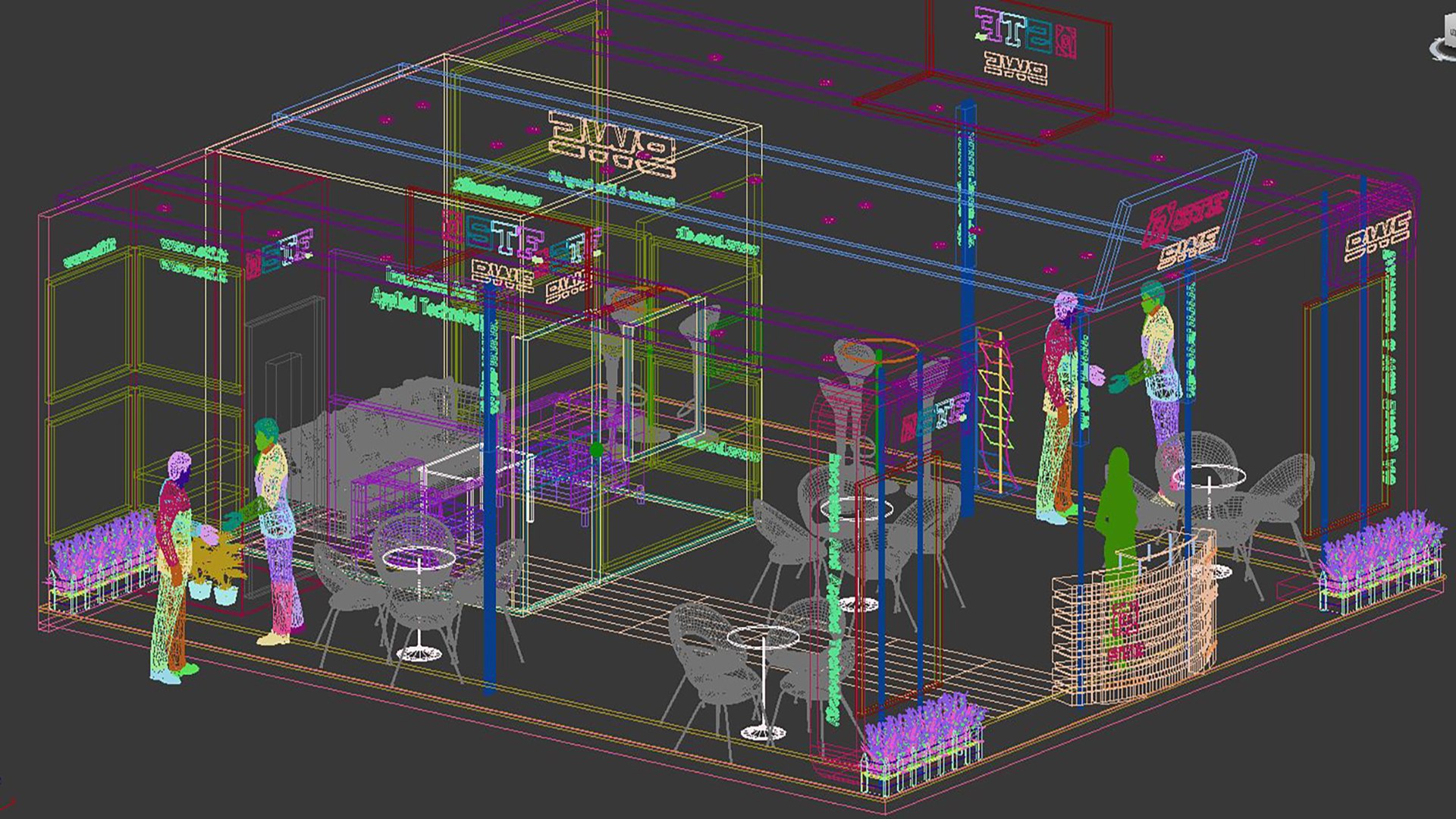 3D Event Exhibition Model - TurboSquid 1709328