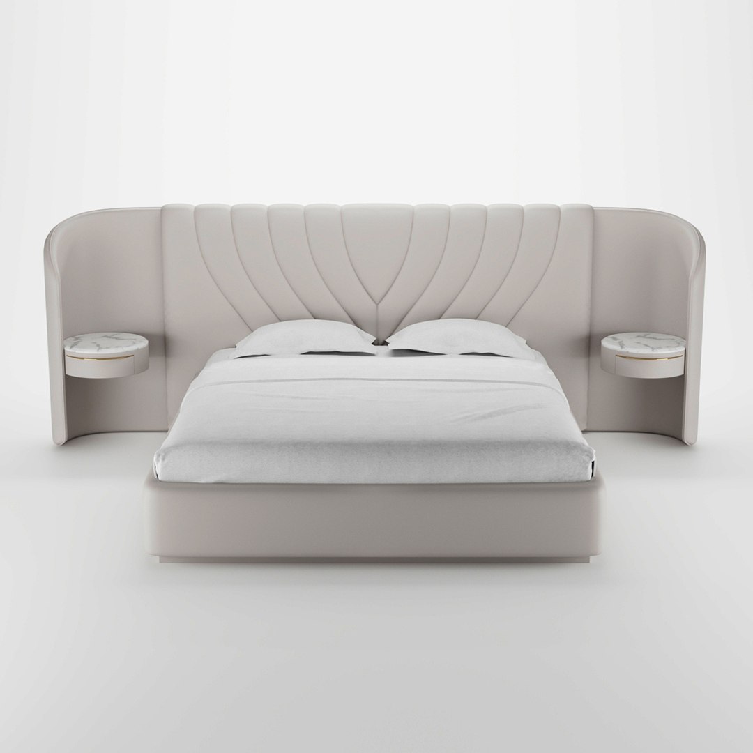 3D Adele Bed Model - TurboSquid 2329634