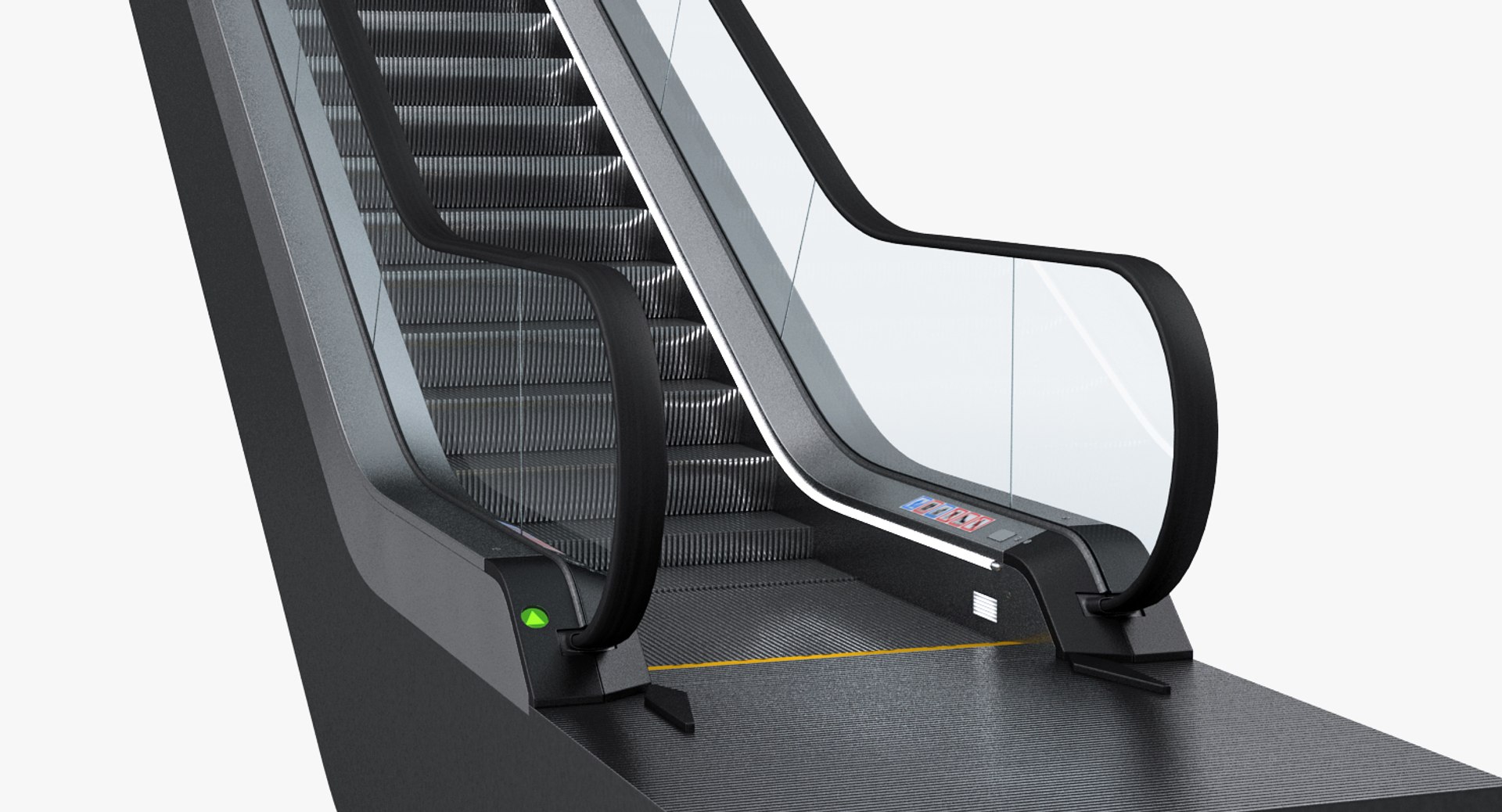 Escalator 2 Rigged 3D Model - TurboSquid 1247877