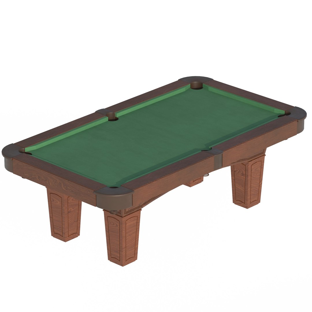 Billiard Table Model - TurboSquid 2124771