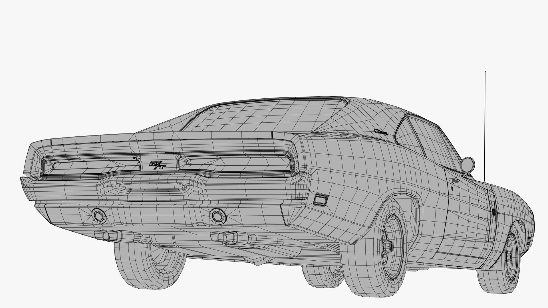 3D 1970 Dodge Charger RT model - TurboSquid 2032466