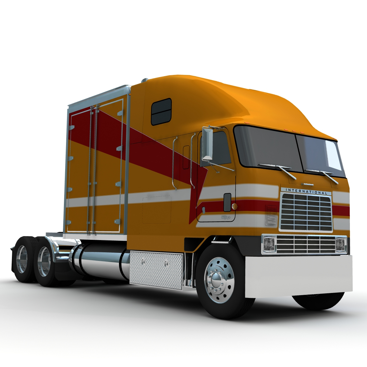 international 9670 van moving lwo