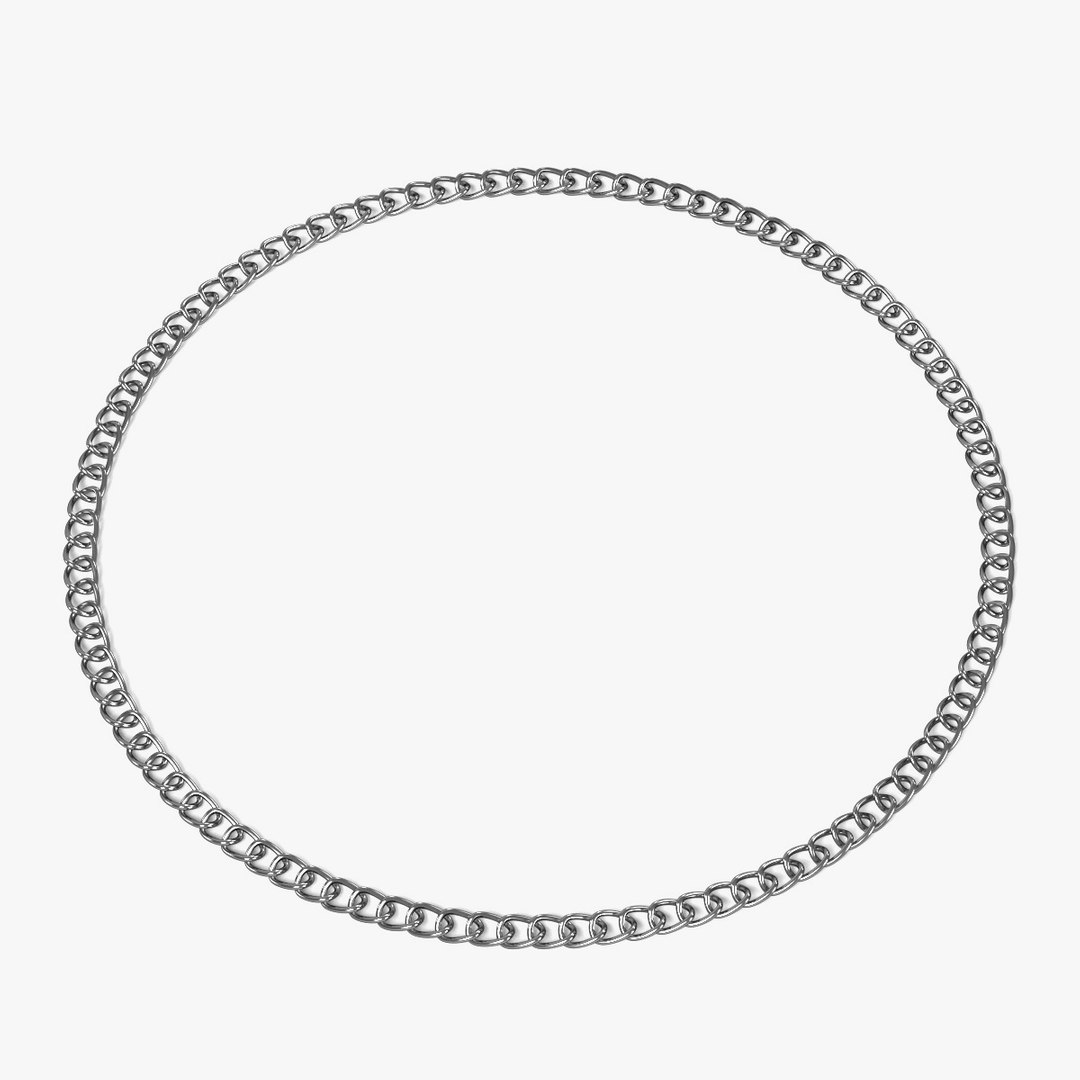 3d necklace neck model