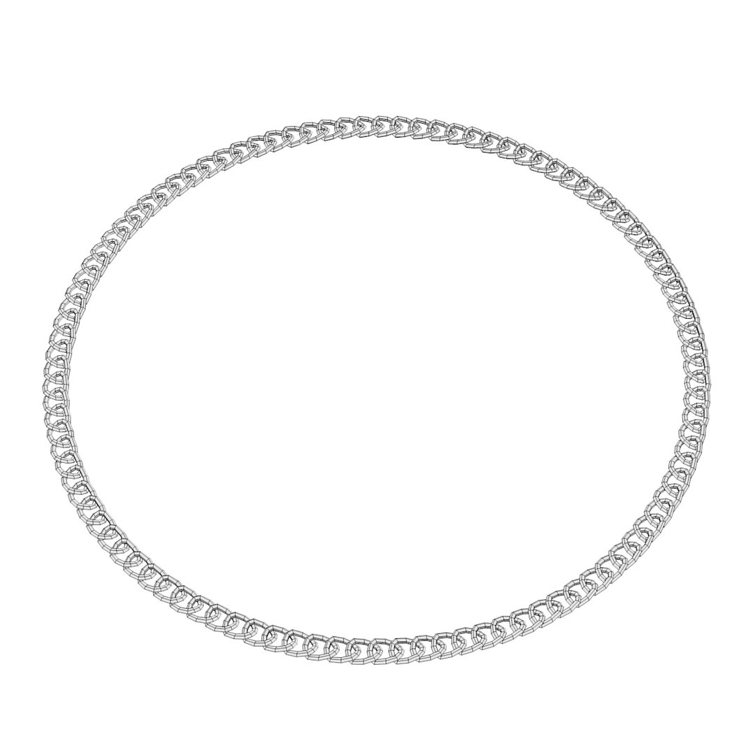 3d necklace neck model