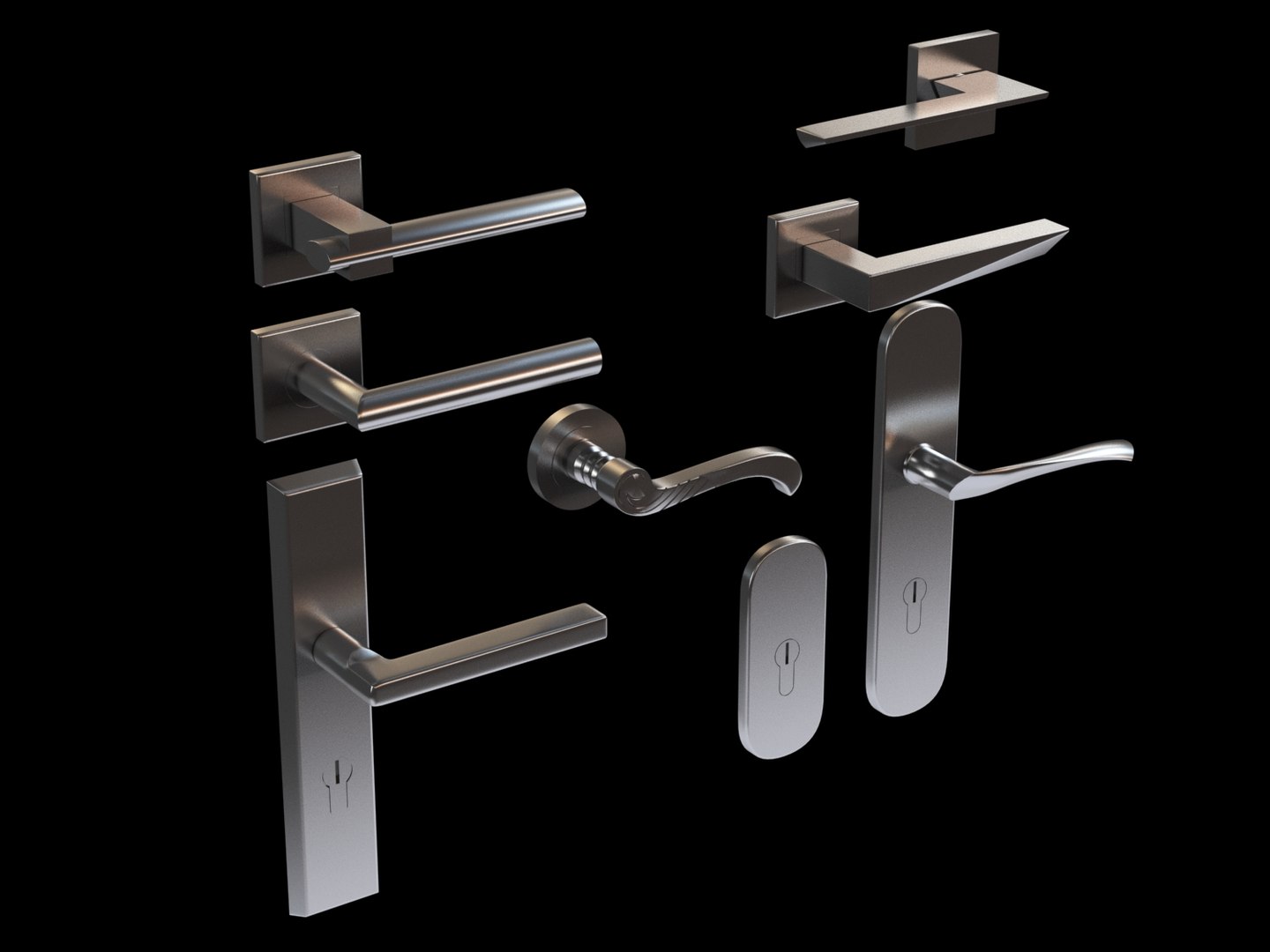3d Model Set Handle