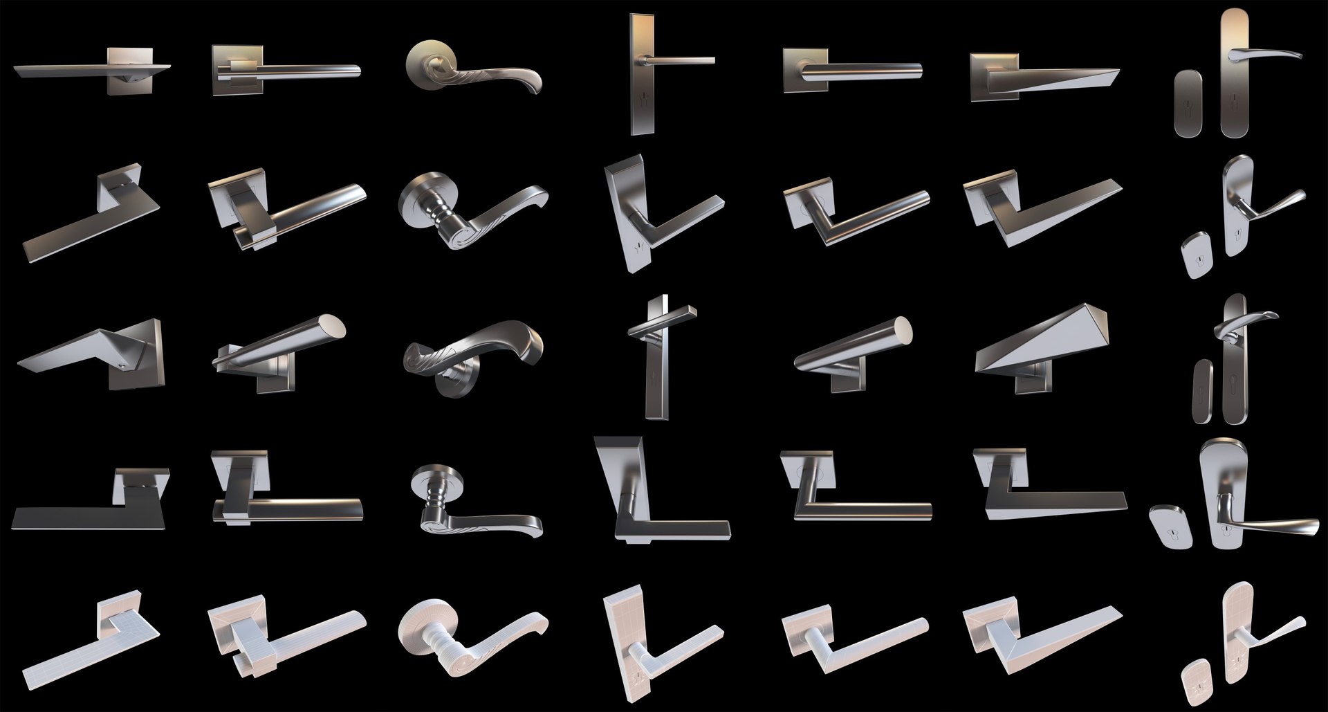 3d Model Set Handle