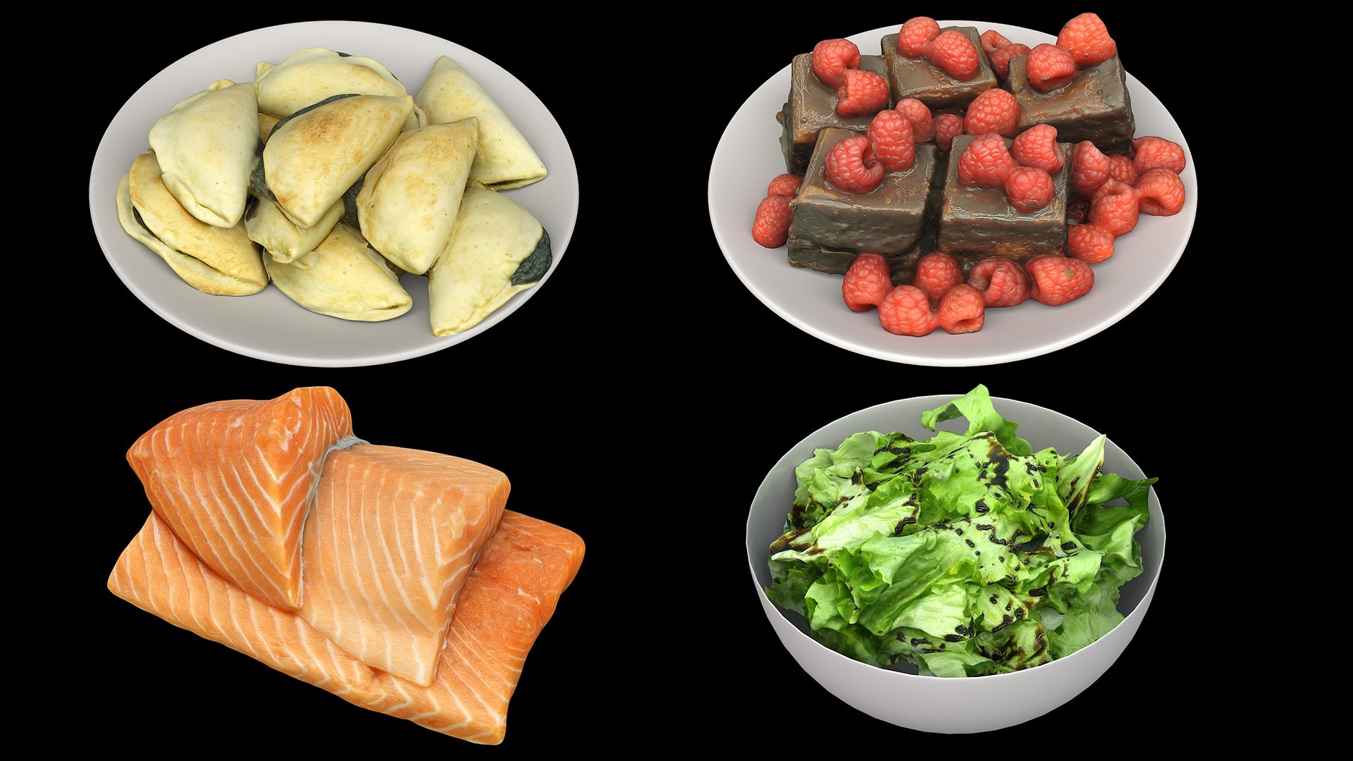 3D Model Food Collection 05 Mixed - TurboSquid 1716343