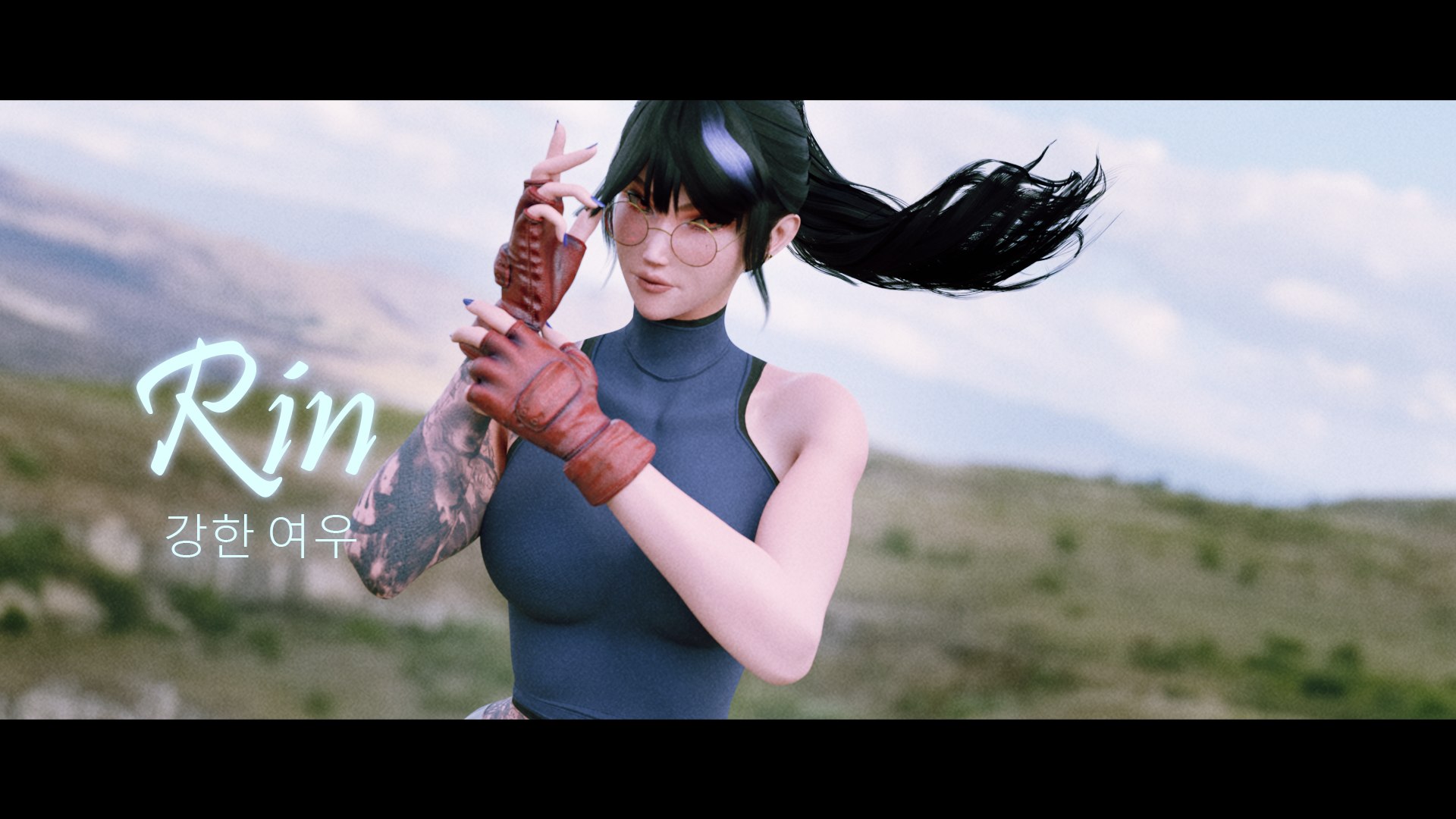 3D Stylized Female Fighting Character - Rin - TurboSquid 2351513