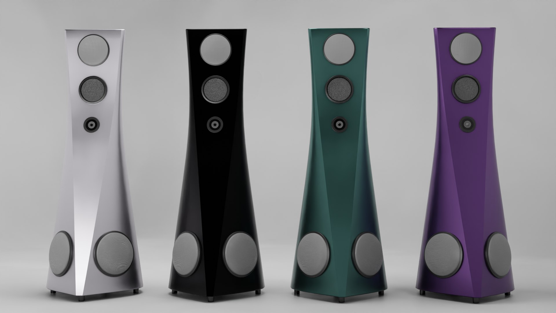 3D Home Audio Tower System - TurboSquid 1982978