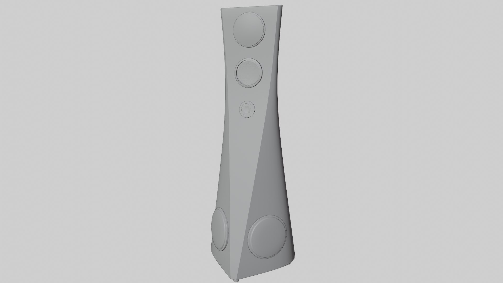 3D Home Audio Tower System - TurboSquid 1982978