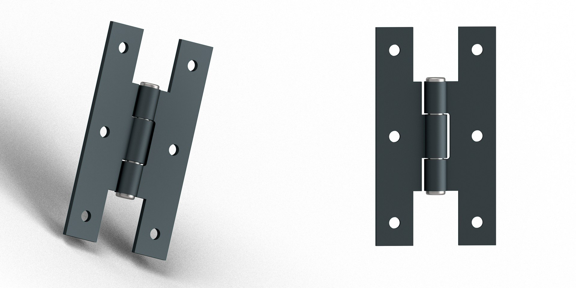 Standard Door Hinge Model - TurboSquid 2345708