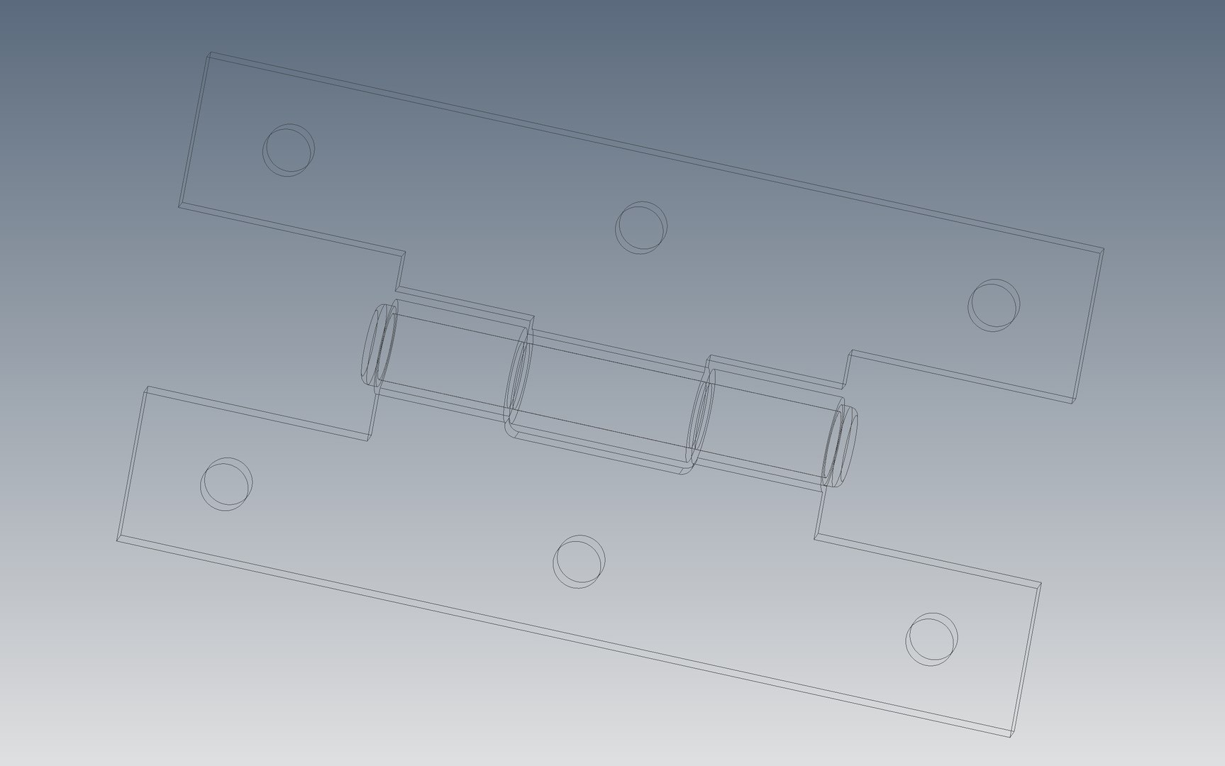 Standard Door Hinge Model - TurboSquid 2345708