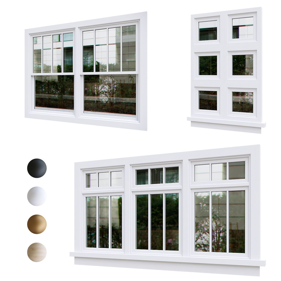 Exterior Windows Optimized V10 3D Model - TurboSquid 1857637