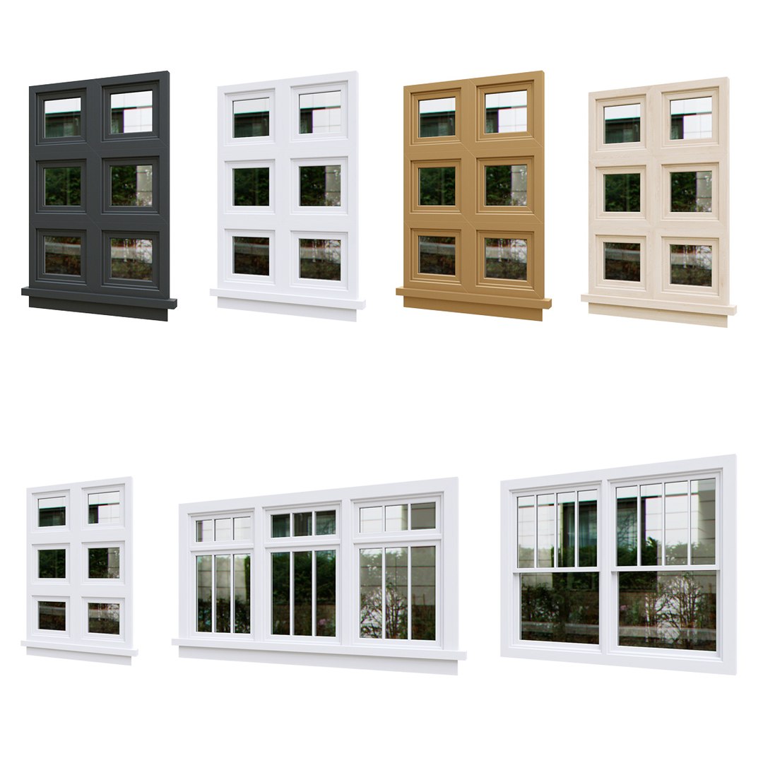 Exterior Windows Optimized V10 3D Model - TurboSquid 1857637