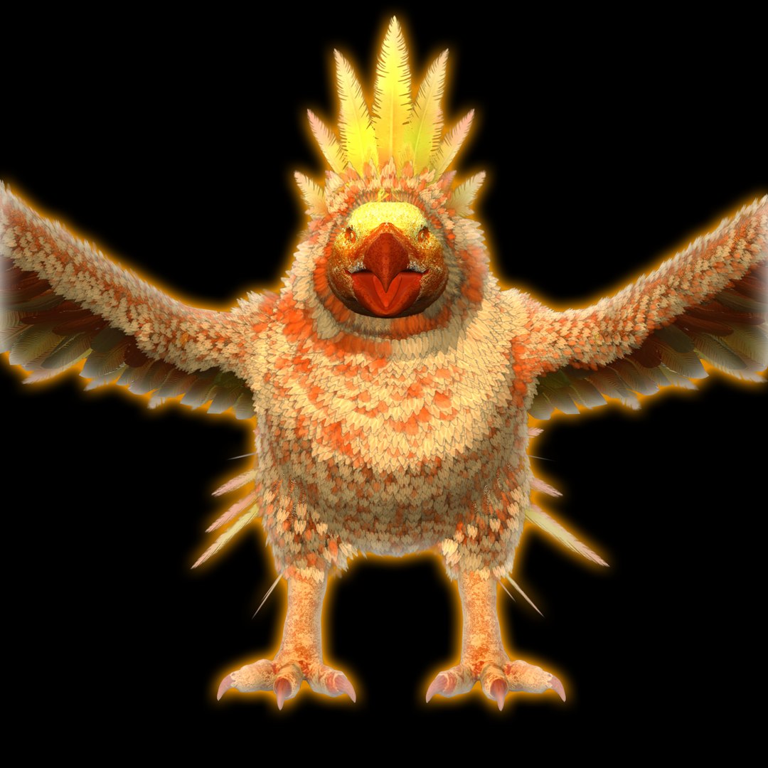 Phoenix Beautiful Bird Rig 3D - TurboSquid 1865178