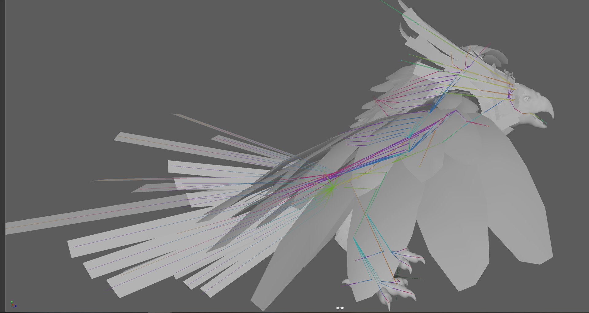 Phoenix Beautiful Bird Rig 3D - TurboSquid 1865178