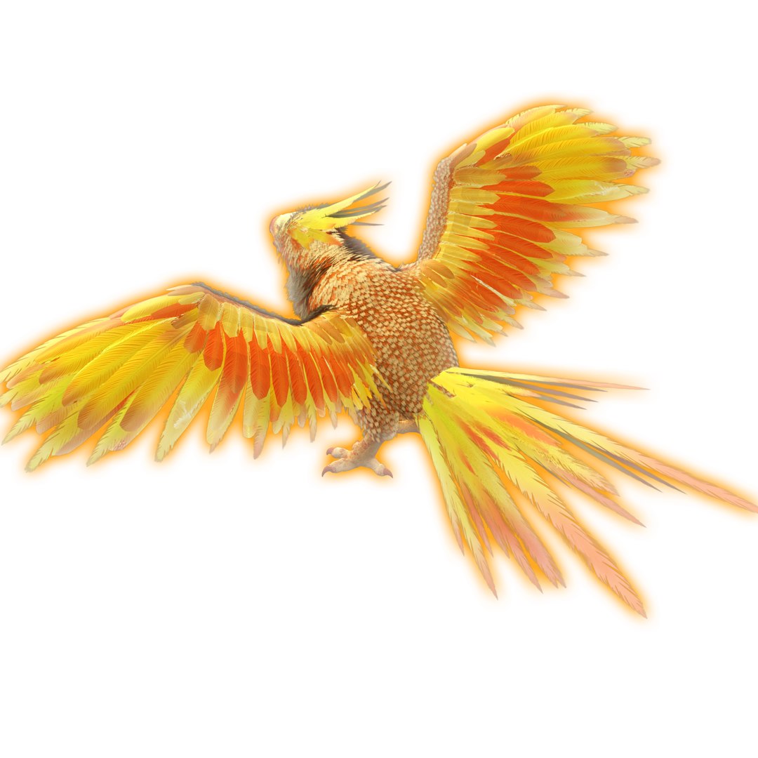 Phoenix Beautiful Bird Rig 3D - TurboSquid 1865178