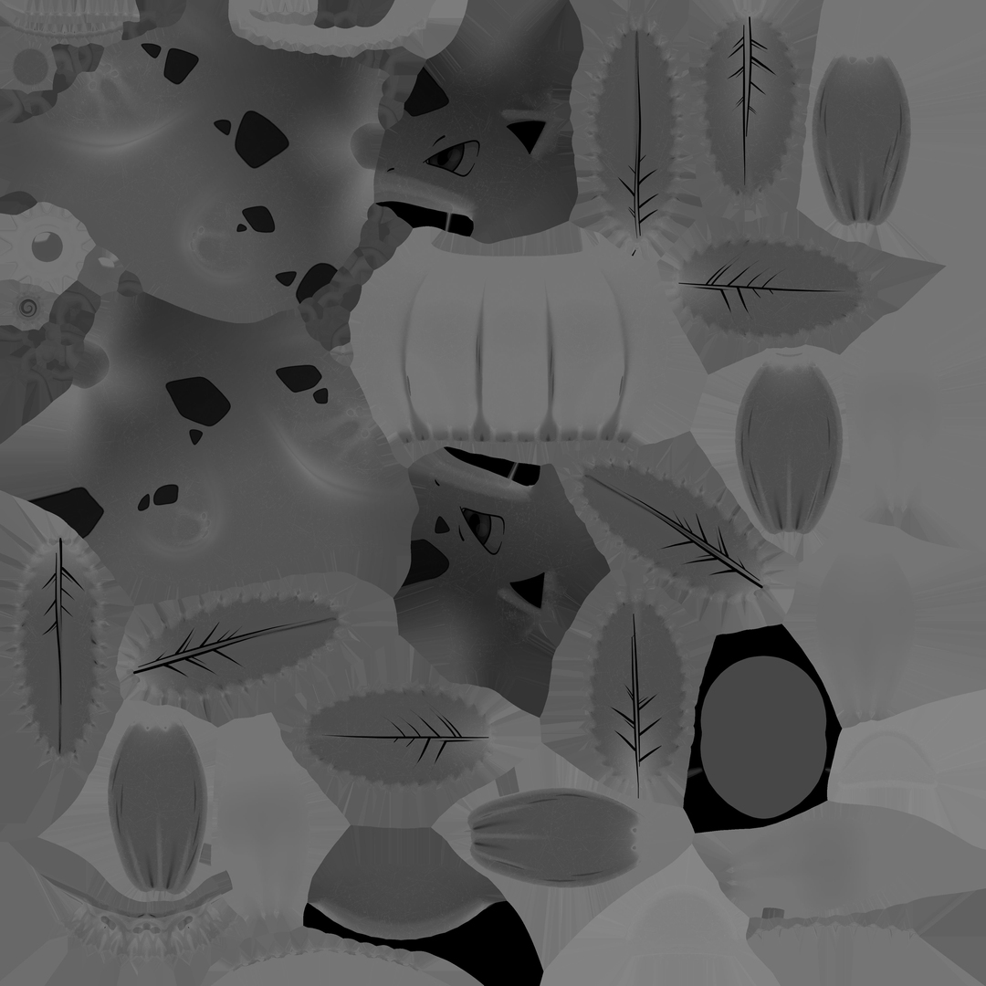 free obj model ivysaur pokemon sample