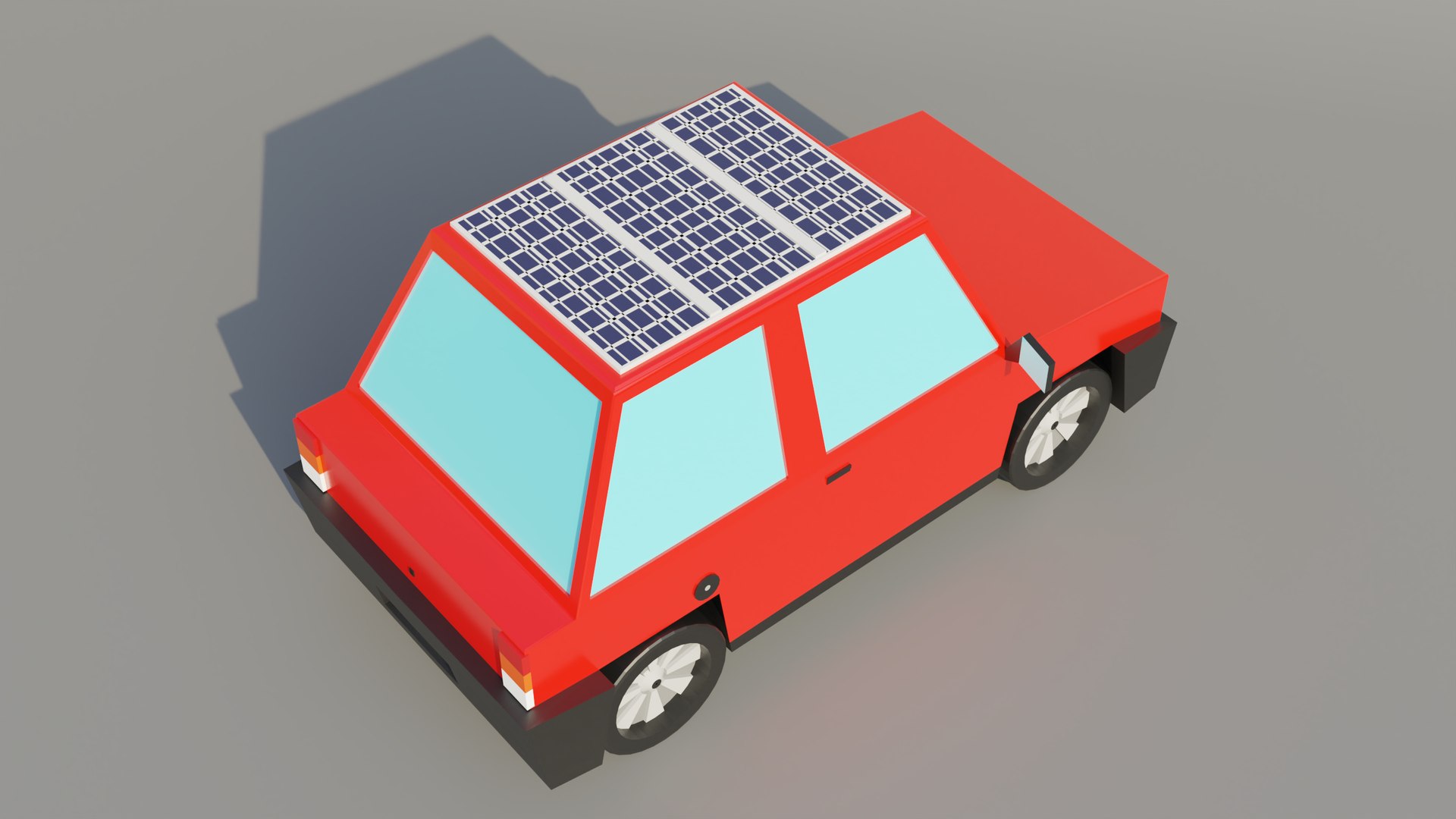 Solar Car 3D Model - TurboSquid 1971945