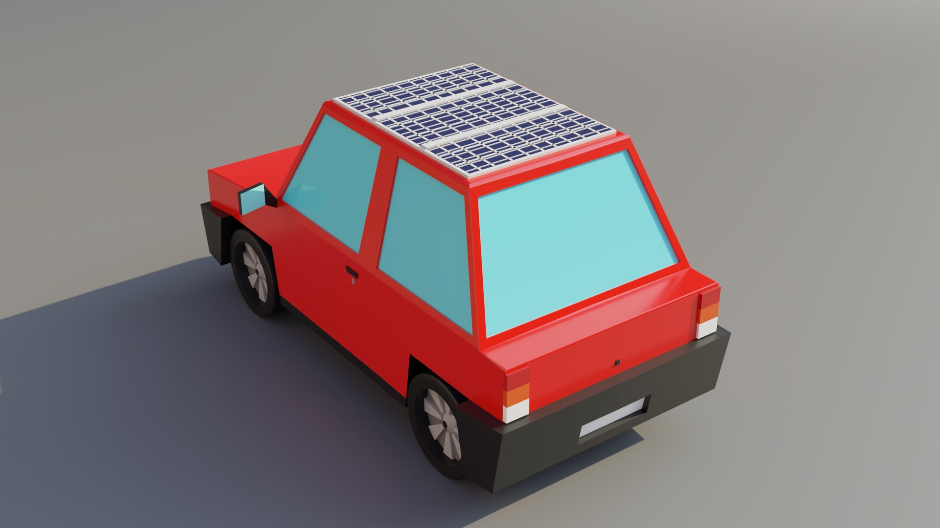 Solar Car 3D Model - TurboSquid 1971945
