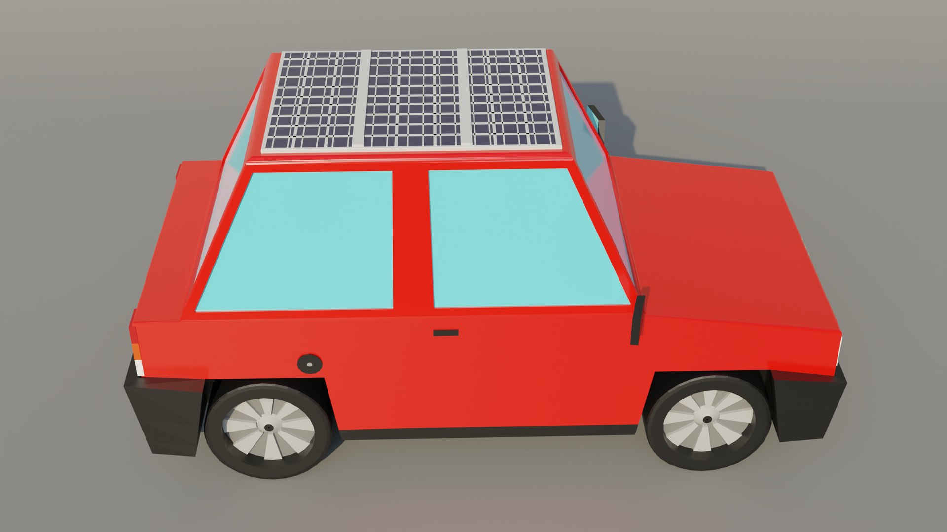 Solar Car 3D Model - TurboSquid 1971945